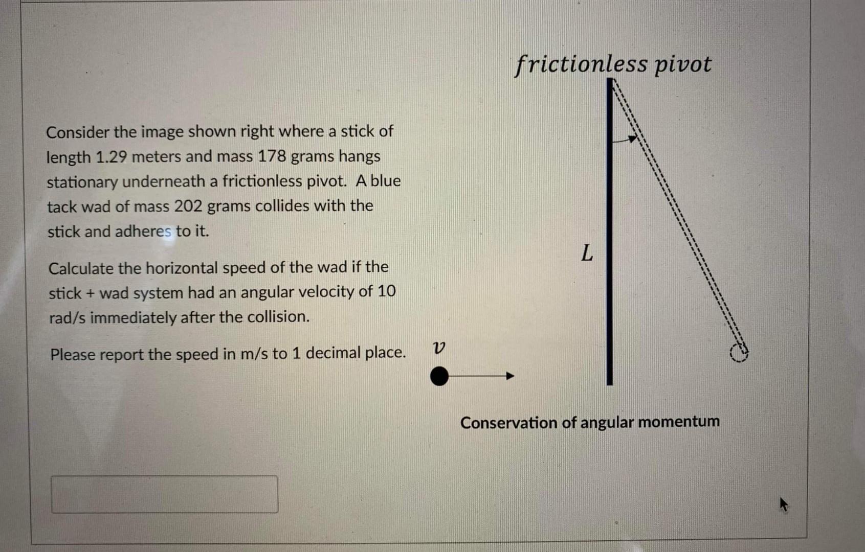 Solved frictionless pivot Consider the image shown right | Chegg.com