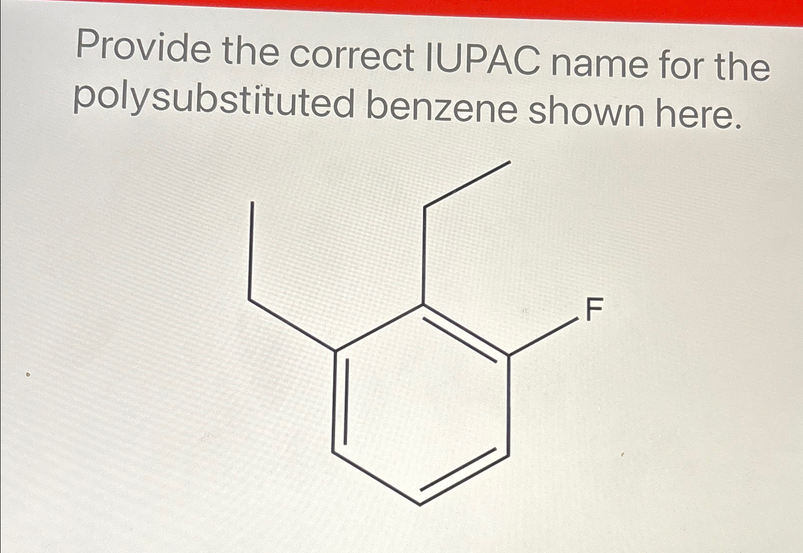 Solved Provide the correct IUPAC name for the | Chegg.com