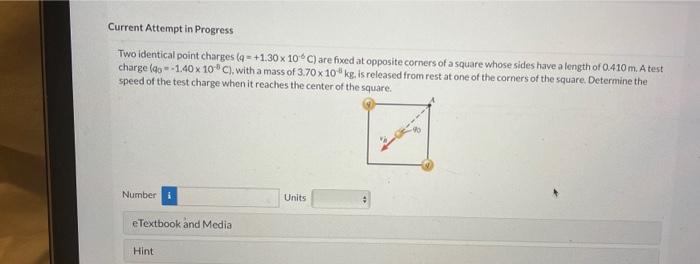 Solved Two identical point charges (q=+1.30×10−6C) are fixed | Chegg.com