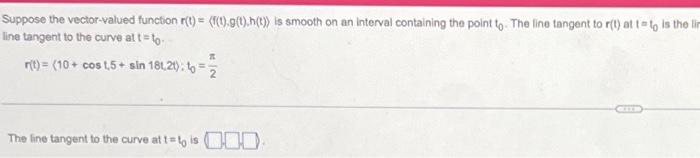 Solved Suppose the vector-valued function | Chegg.com