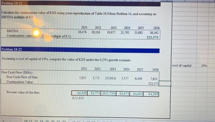 Solved Calculate the continuation value of KXS using your | Chegg.com
