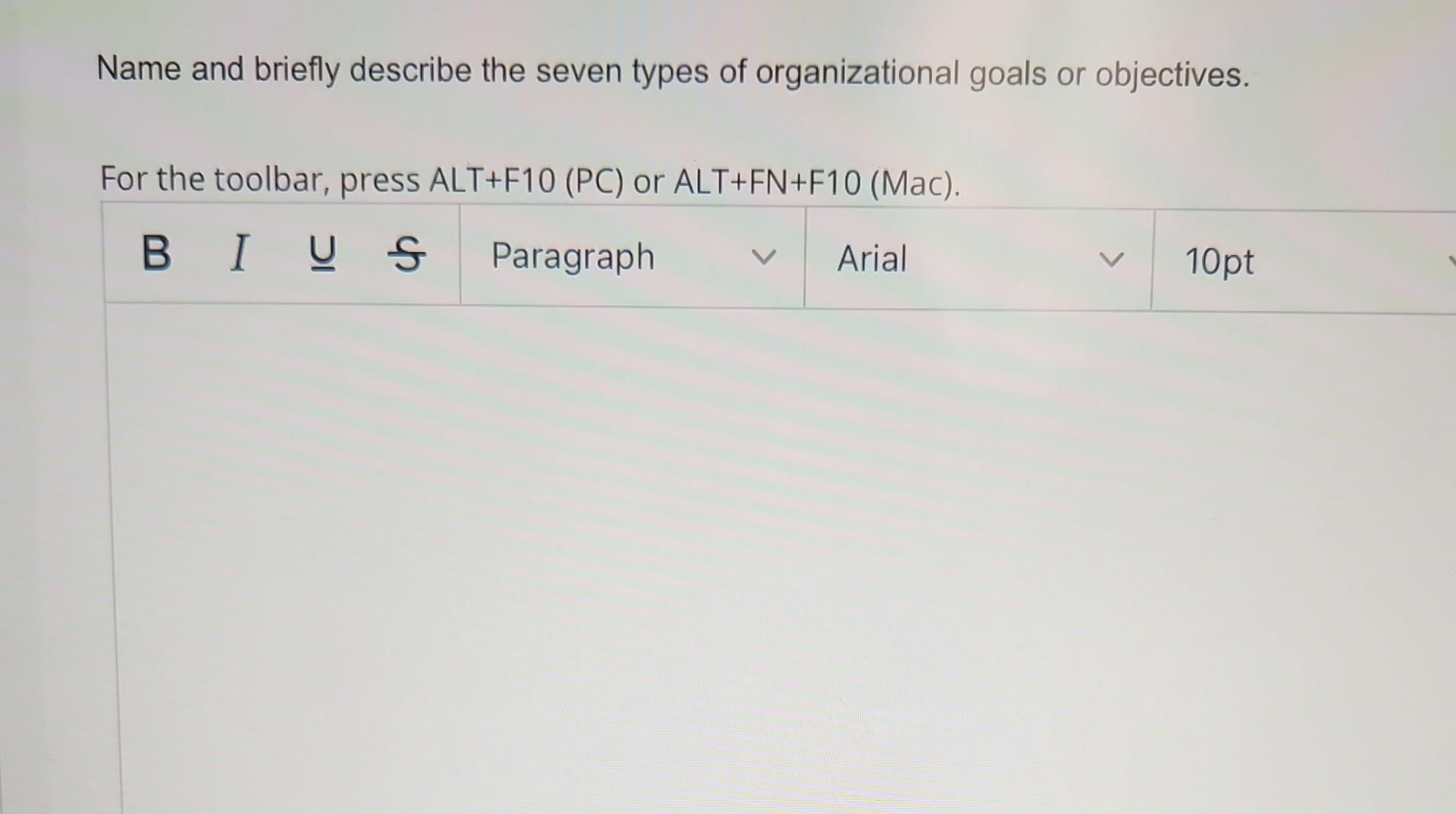 Solved Name and briefly describe the seven types of | Chegg.com