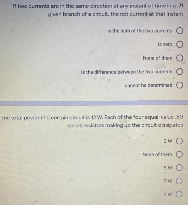 Solved If two currents are in the same direction at any | Chegg.com
