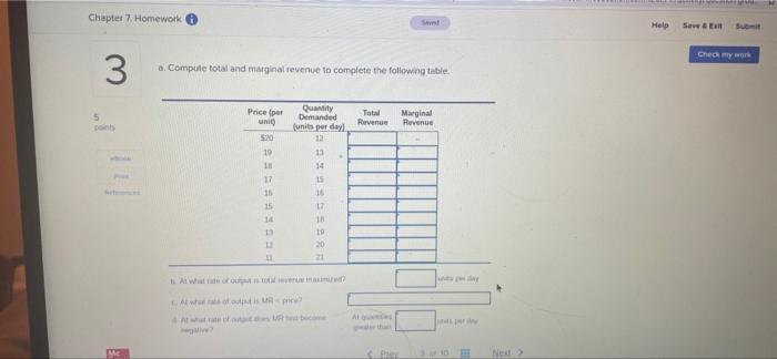 Solved Chapter 7 Homework Help Save Check my won 3 a. | Chegg.com