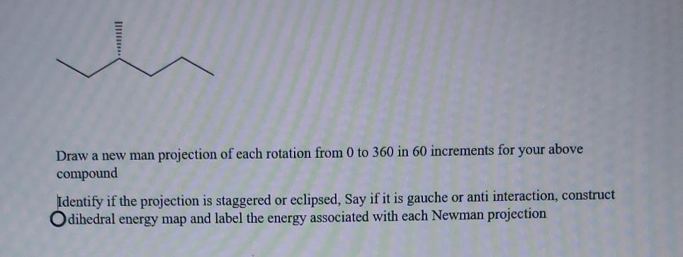 Solved Draw a new man projection of each rotation from 0 to | Chegg.com