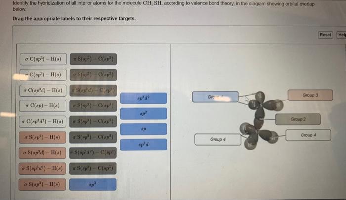 Solved Identify the hybridization of all interior atoms for | Chegg.com
