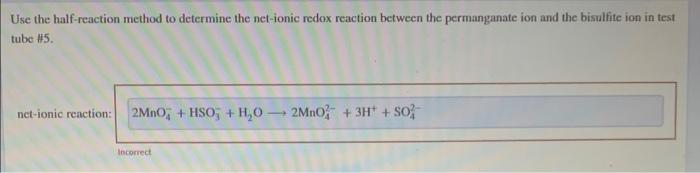 Solved Test tube #5 Test tube #3 purple Test tube #4 purple | Chegg.com