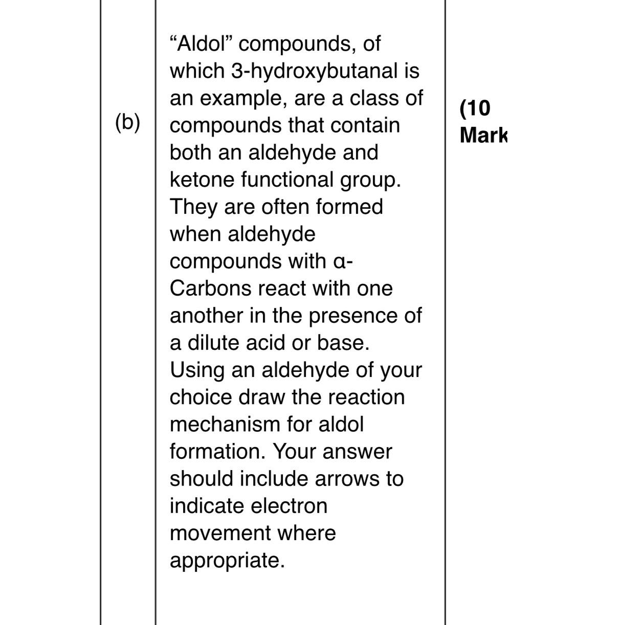 Solved "Aldol" compounds, of which 3-hydroxybutanal is an | Chegg.com