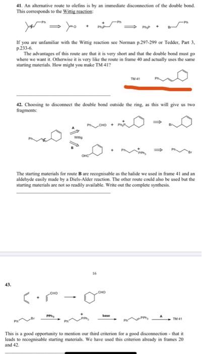 Solved write Retrosynthesis and synthesis (for compound | Chegg.com