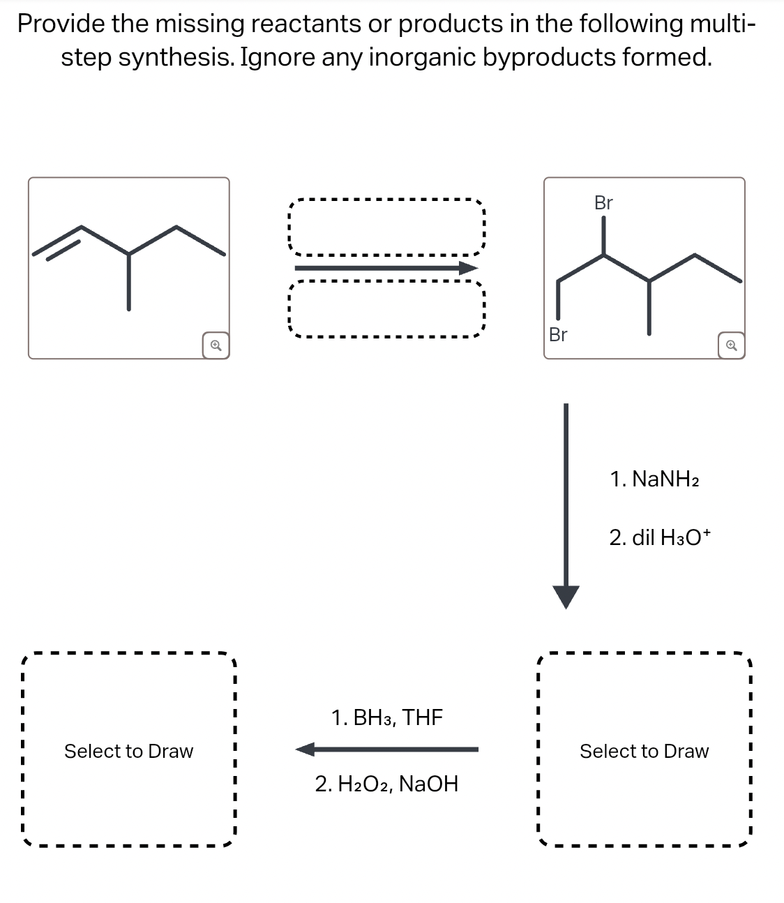 Solved Provide the missing reactants or products in the | Chegg.com