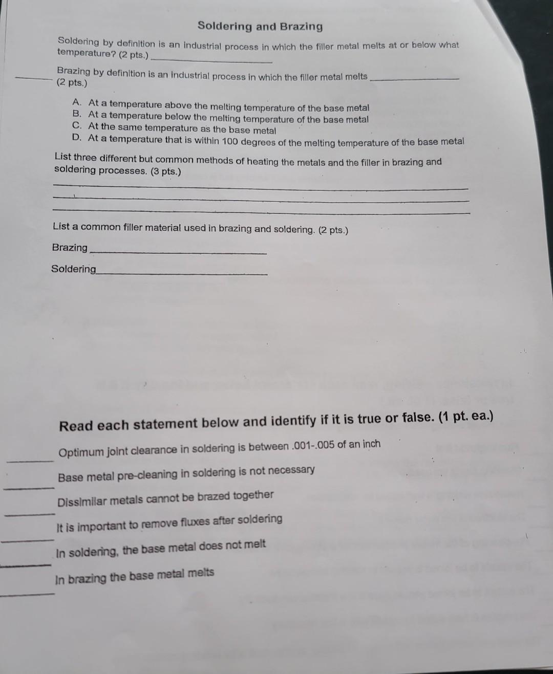 Solved Read each statement below and identify if it is true | Chegg.com