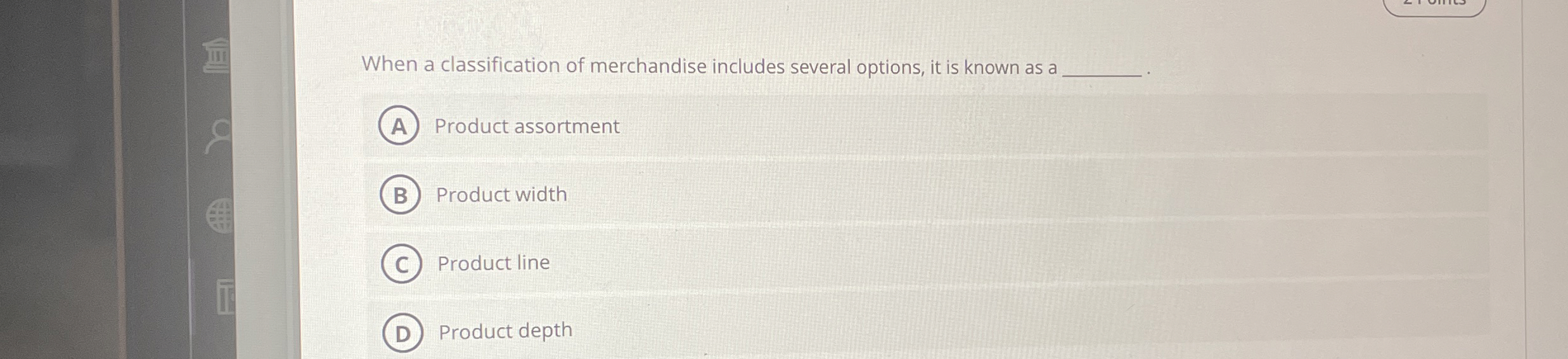 Solved eWhen a classification of merchandise includes | Chegg.com