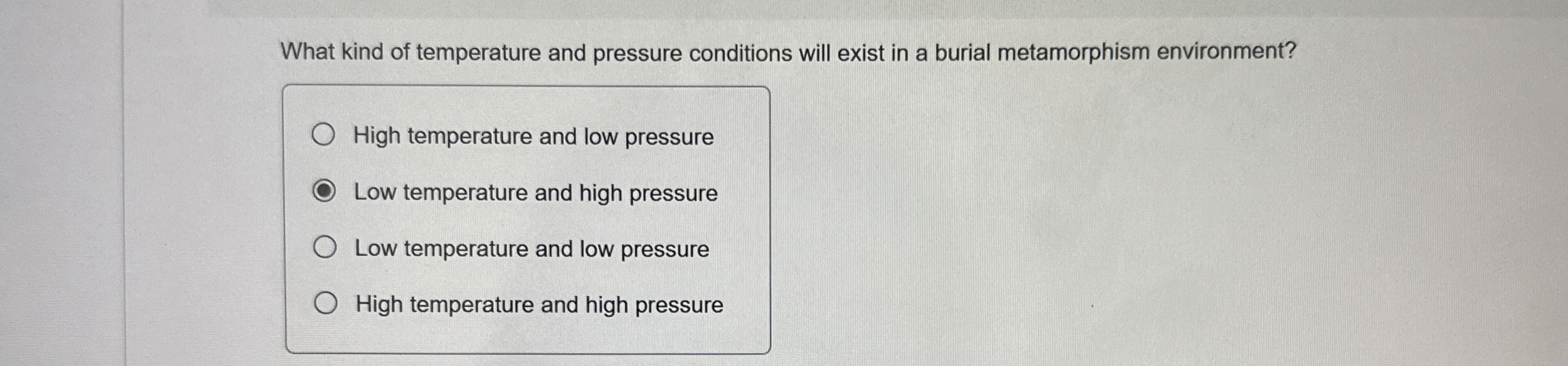 Solved What kind of temperature and pressure conditions will | Chegg.com