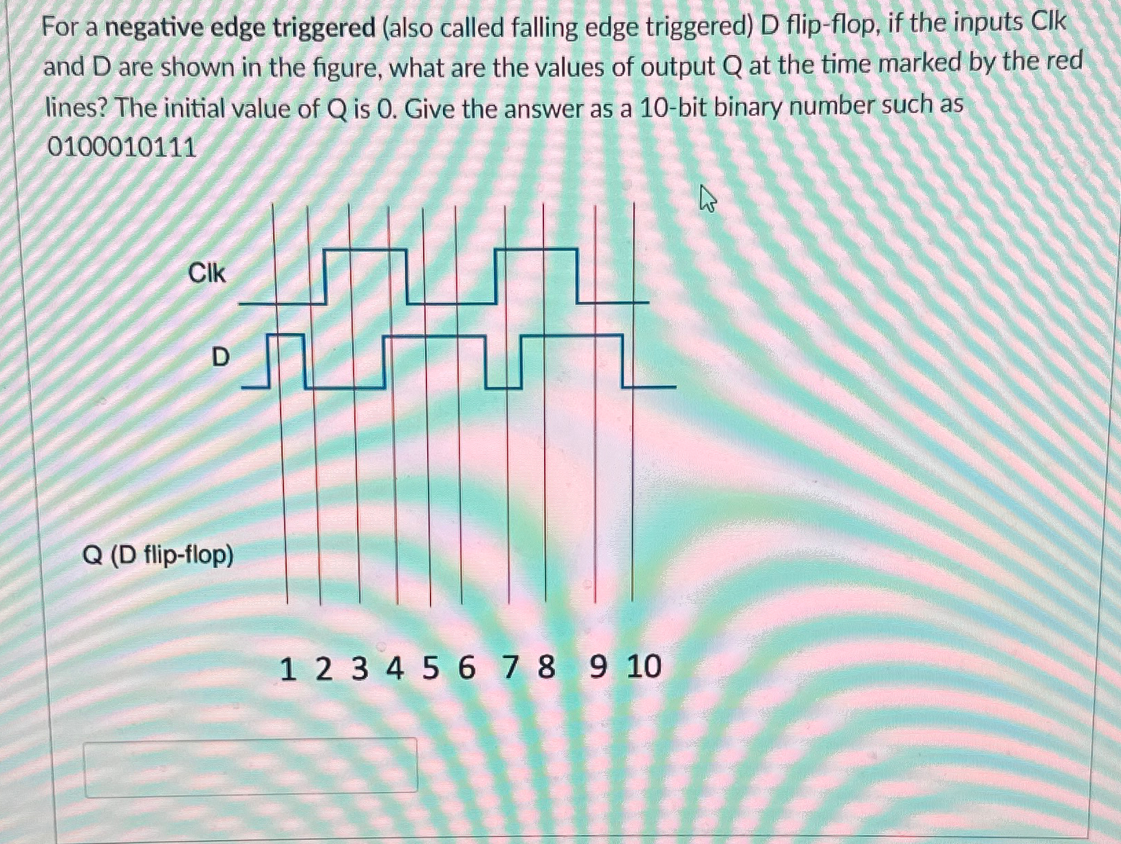 For a negative edge triggered (also called falling | Chegg.com