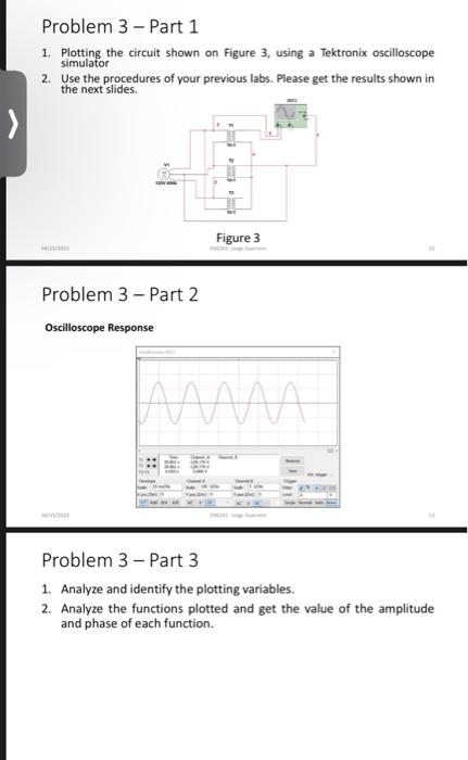Solved 1. Plotting the circuit shown on Figure 3, using a | Chegg.com