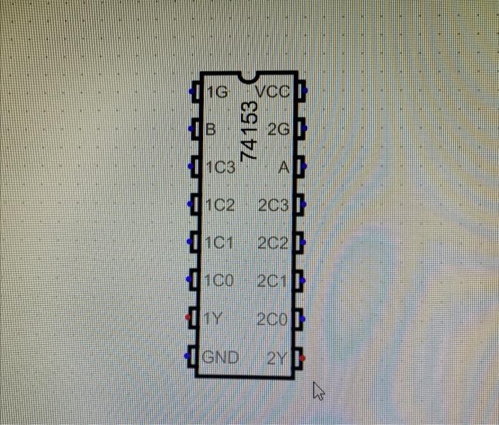 Solved use following 74153 multiplexer which is in picture | Chegg.com