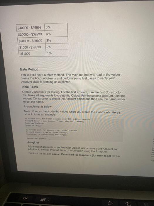 Solved You Will Develop A Bank Account Class Called
