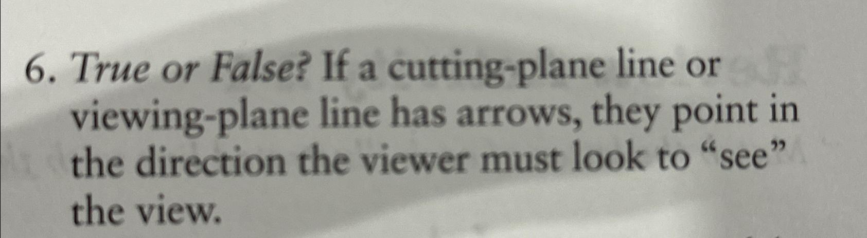 Solved True or False? If a cutting-plane line or | Chegg.com