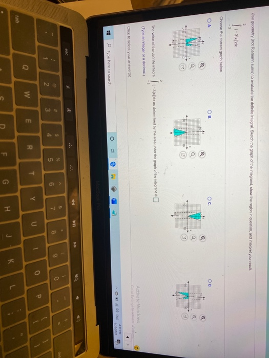 Solved Use geometry (not Riemann sums) to evaluate the | Chegg.com