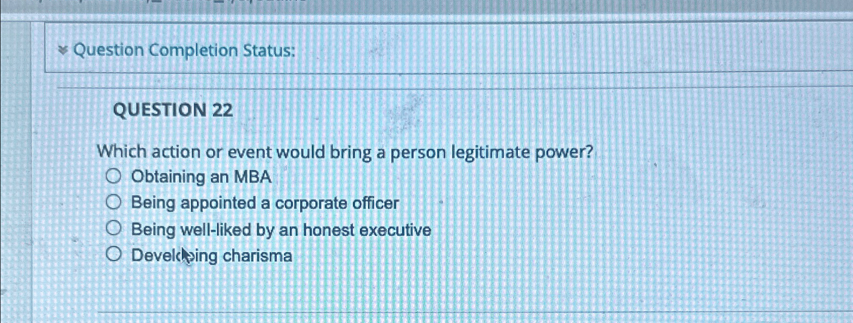 Solved Question Completion Status:QUESTION 22Which action or | Chegg.com