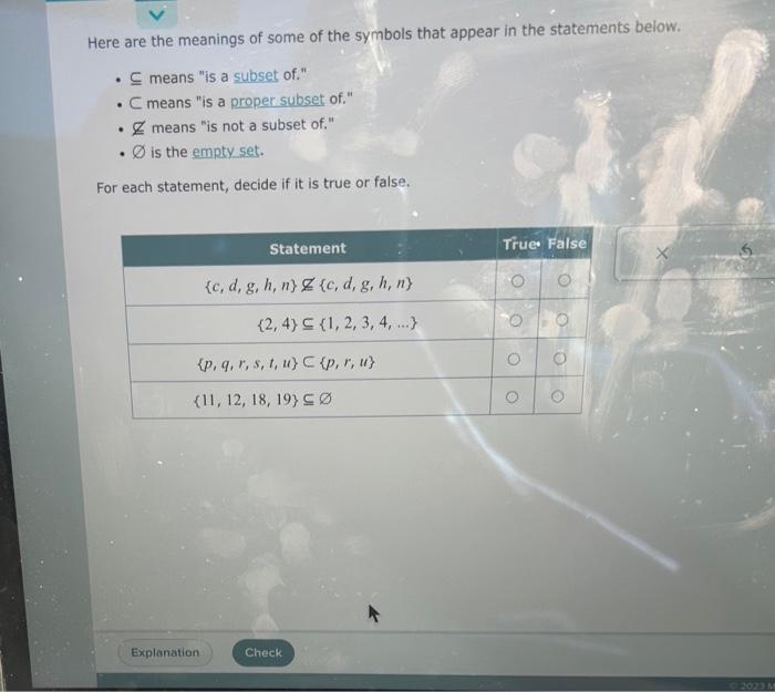 Solved Here are the meanings of some of the symbols that | Chegg.com