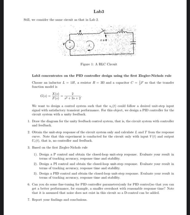 Solved ( automatic control ) i will give thumps up for the | Chegg.com