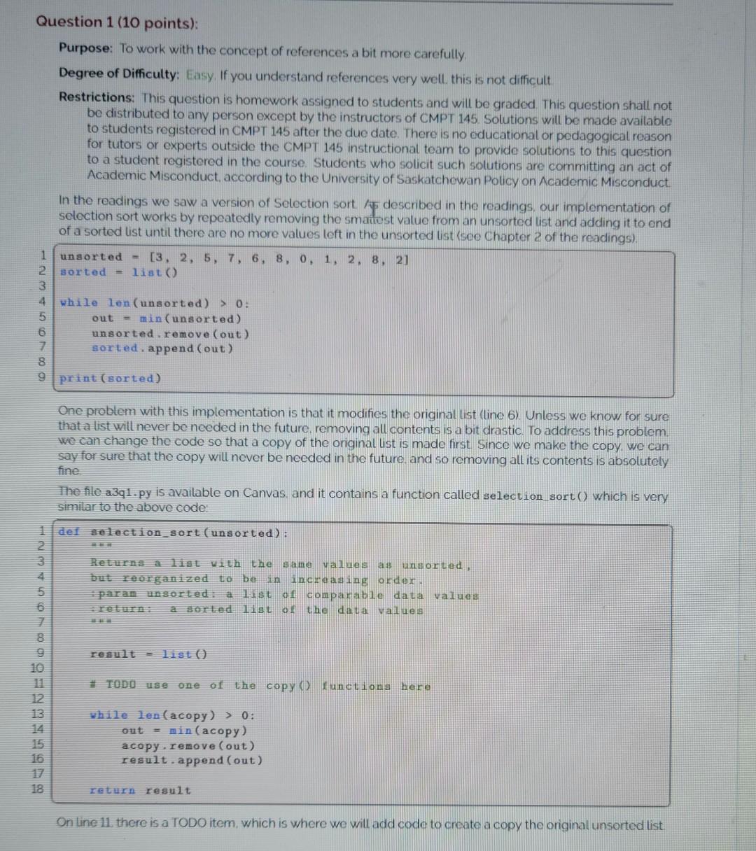 Solved One probtem with this implementation is that it | Chegg.com
