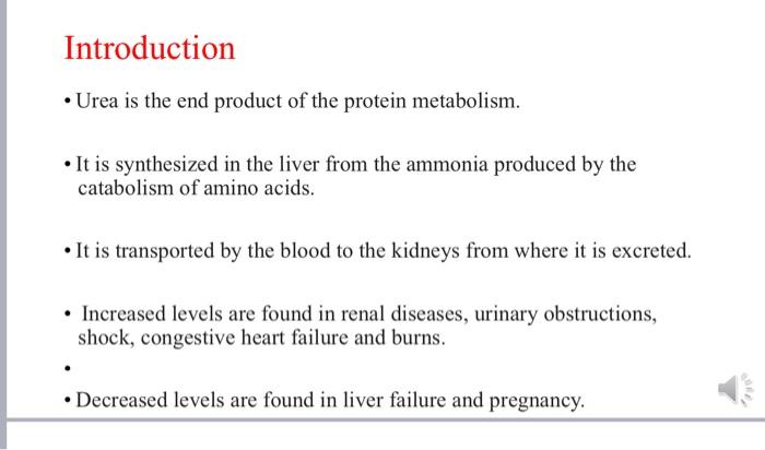 Solved Determination of Blood Urea By DAM (Diacetyl | Chegg.com