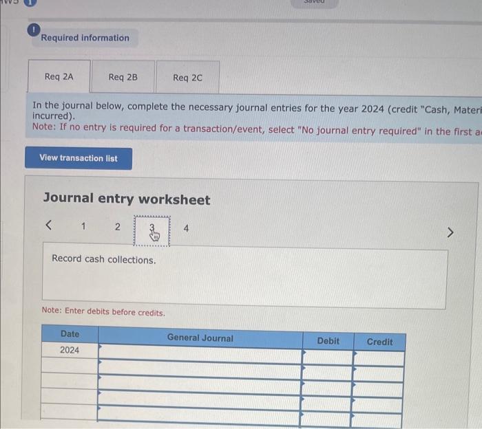 Solved pls help by completing journal entries for 2024-2026. | Chegg.com