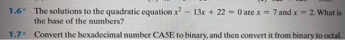 Solved 1.33∗ The state of a 16-bit register is | Chegg.com