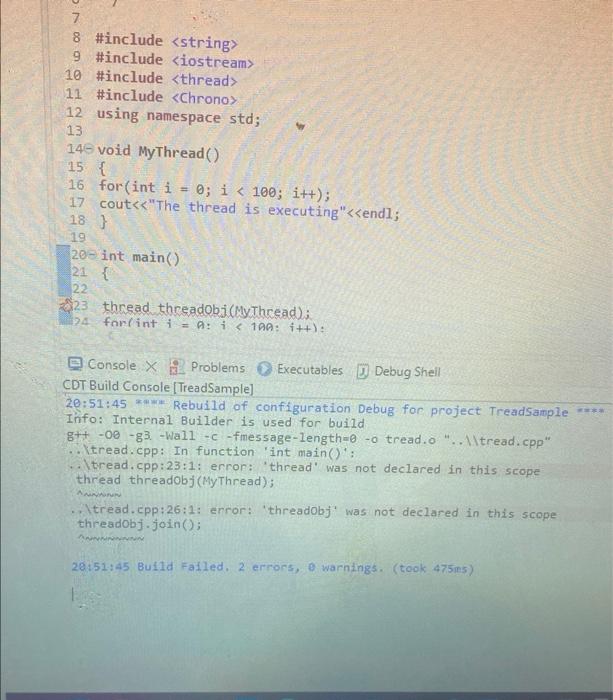7 8 \#include 9 \#include 〈iostream〉 11 \#include | Chegg.com