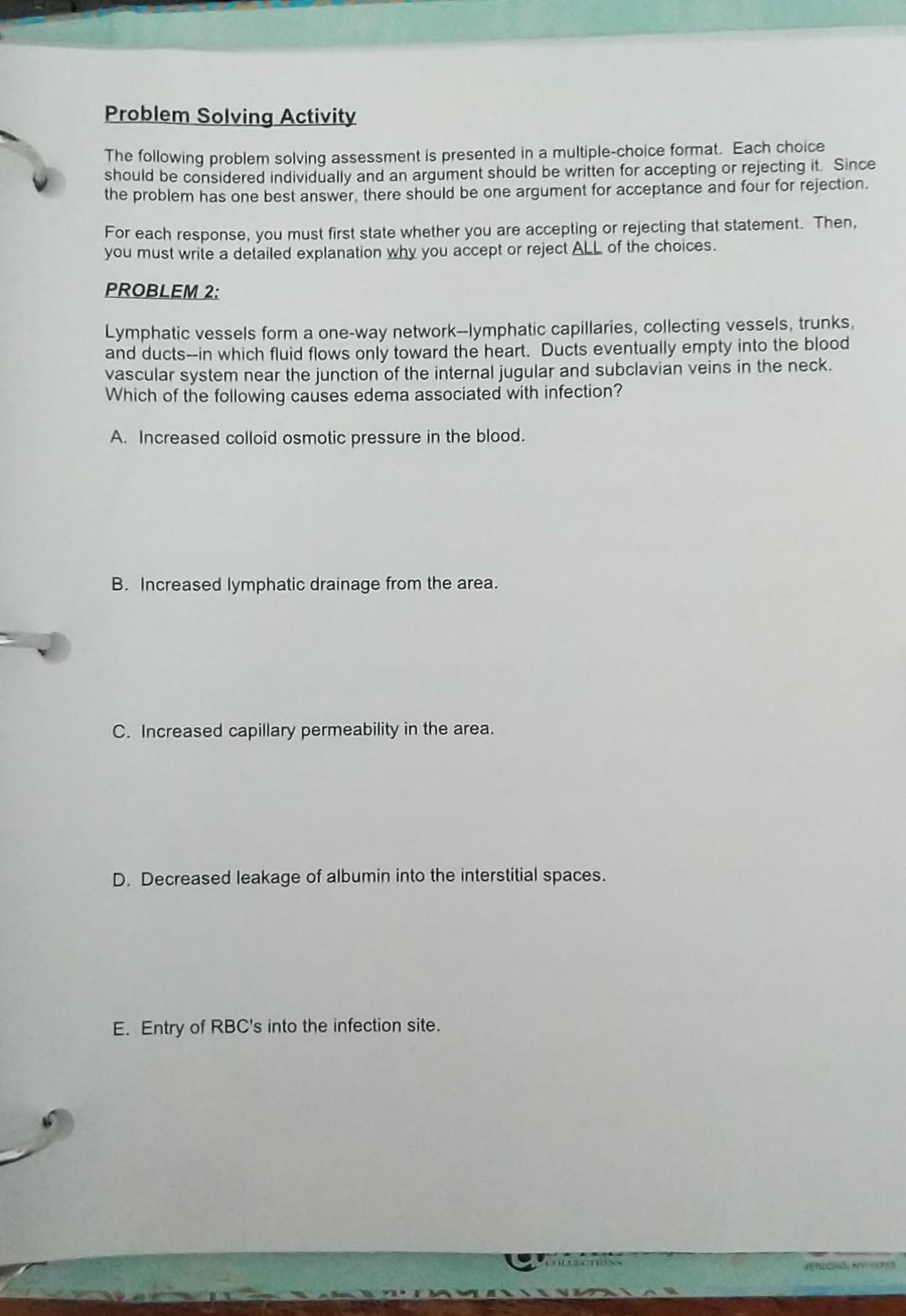 Solved Problem Solving Activity The following problem | Chegg.com