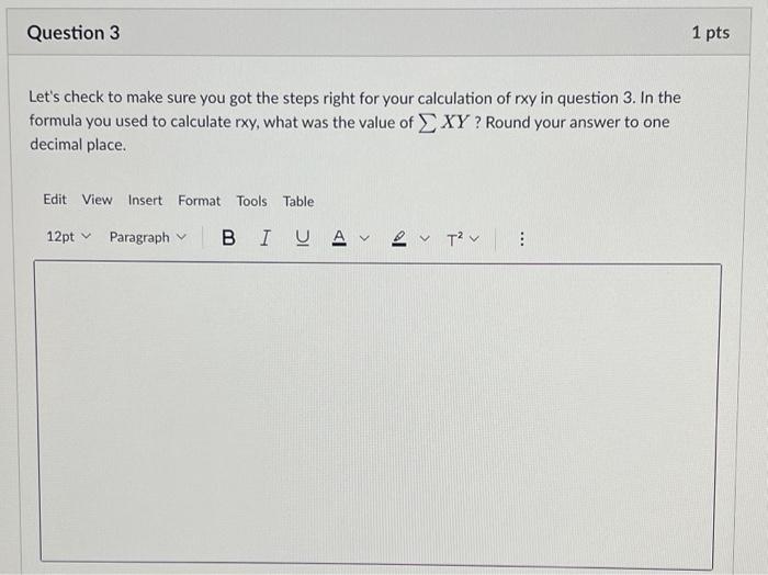 Solved Q3 - HELP ASAP. In the formula you used to calculate | Chegg.com