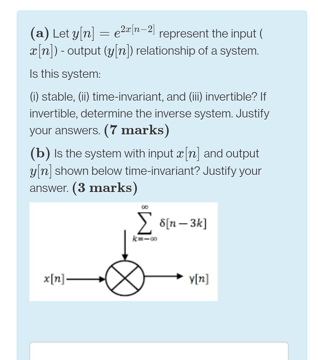 Solved Consider a continuous time causal LTI system where | Chegg.com