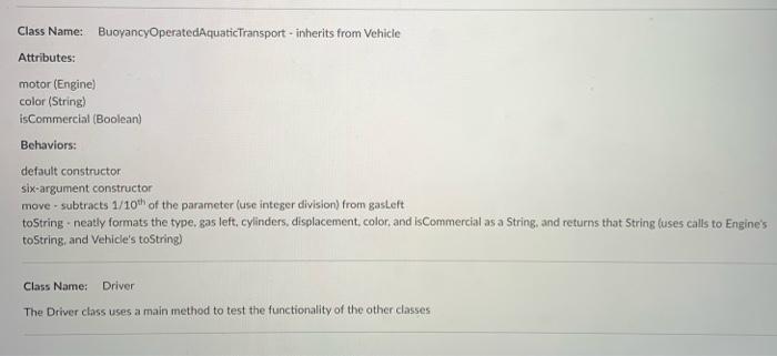 Solved Lab 18 CSCI 130 - Inheritance 1 Course Concept(s) | Chegg.com