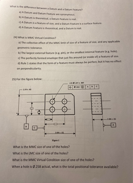 Solved What Is The Difference Between A Datum And A Datum 1905