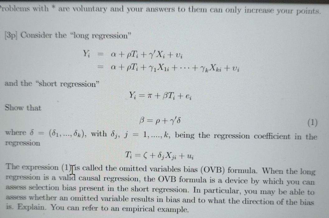 Solved roblems with * are voluntary and your answers to | Chegg.com Solved roblems with * are voluntary and your answers to | Chegg.com