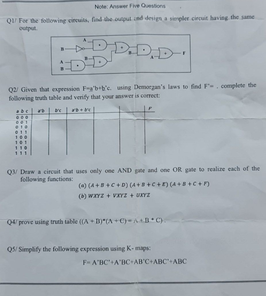 Solved solve Q1 and Q3 On paper and pen, explain the steps | Chegg.com Solved solve Q1 and Q3 On paper and pen, explain the steps | Chegg.com