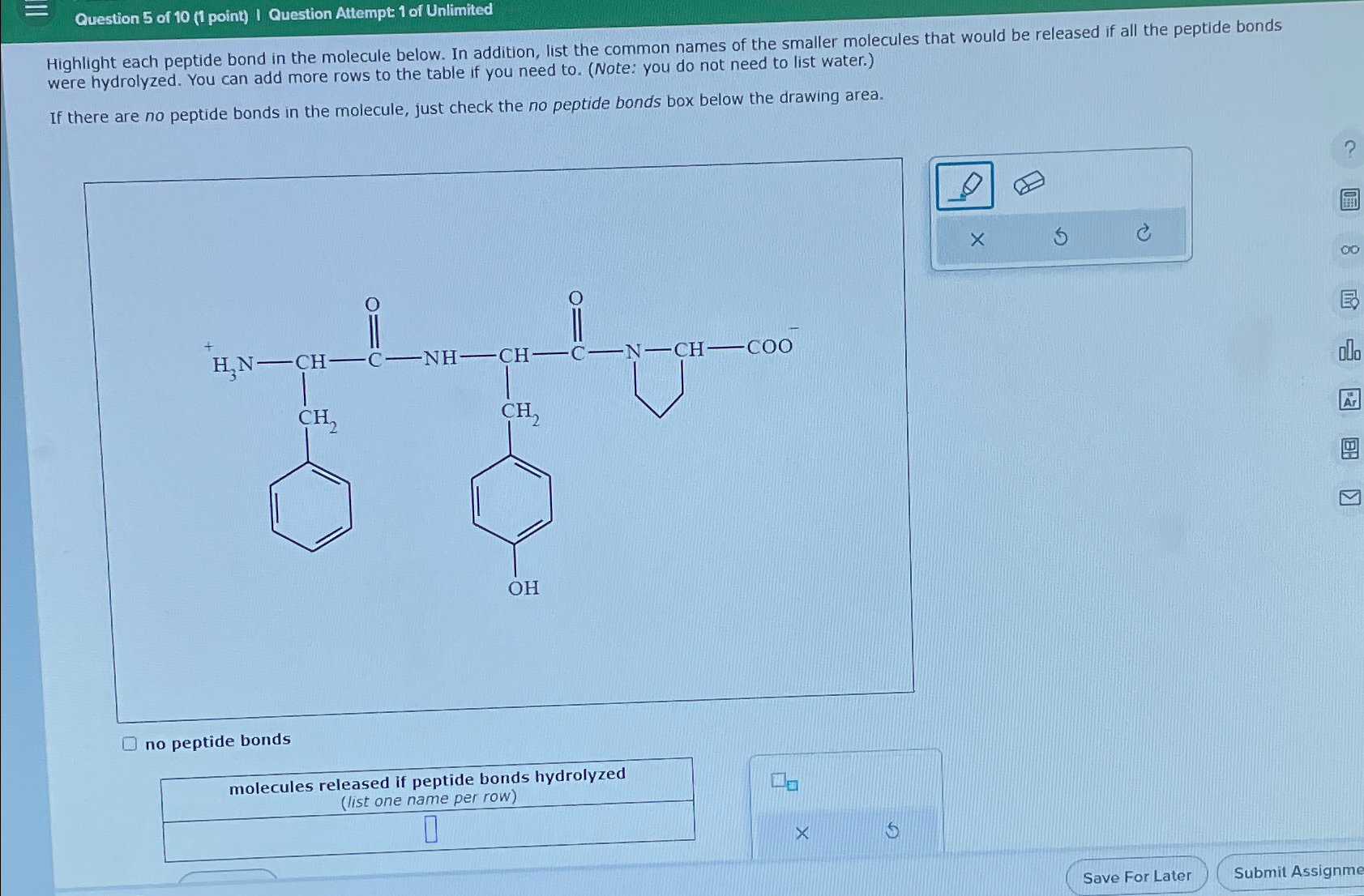Solved Question 5 of 10 (1 point) I Question Attempt: 1 | Chegg.com Solved Question 5 of 10 (1 point) I Question Attempt: 1 | Chegg.com