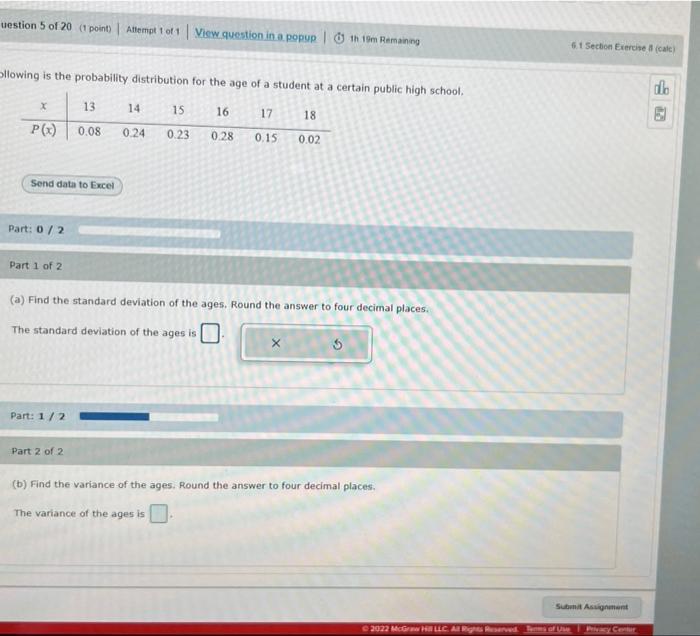Solved uestion 5 of 20 point) Attempt 1 of 1 View.uestion in | Chegg.com Solved uestion 5 of 20 point) Attempt 1 of 1 View.uestion in | Chegg.com