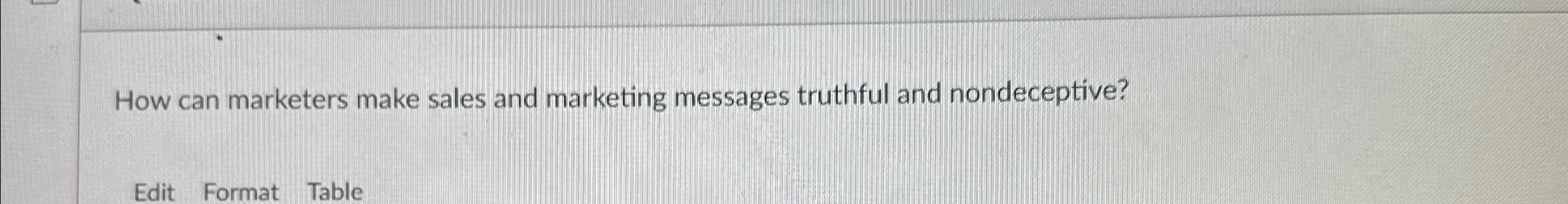 Solved How can marketers make sales and marketing messages | Chegg.com