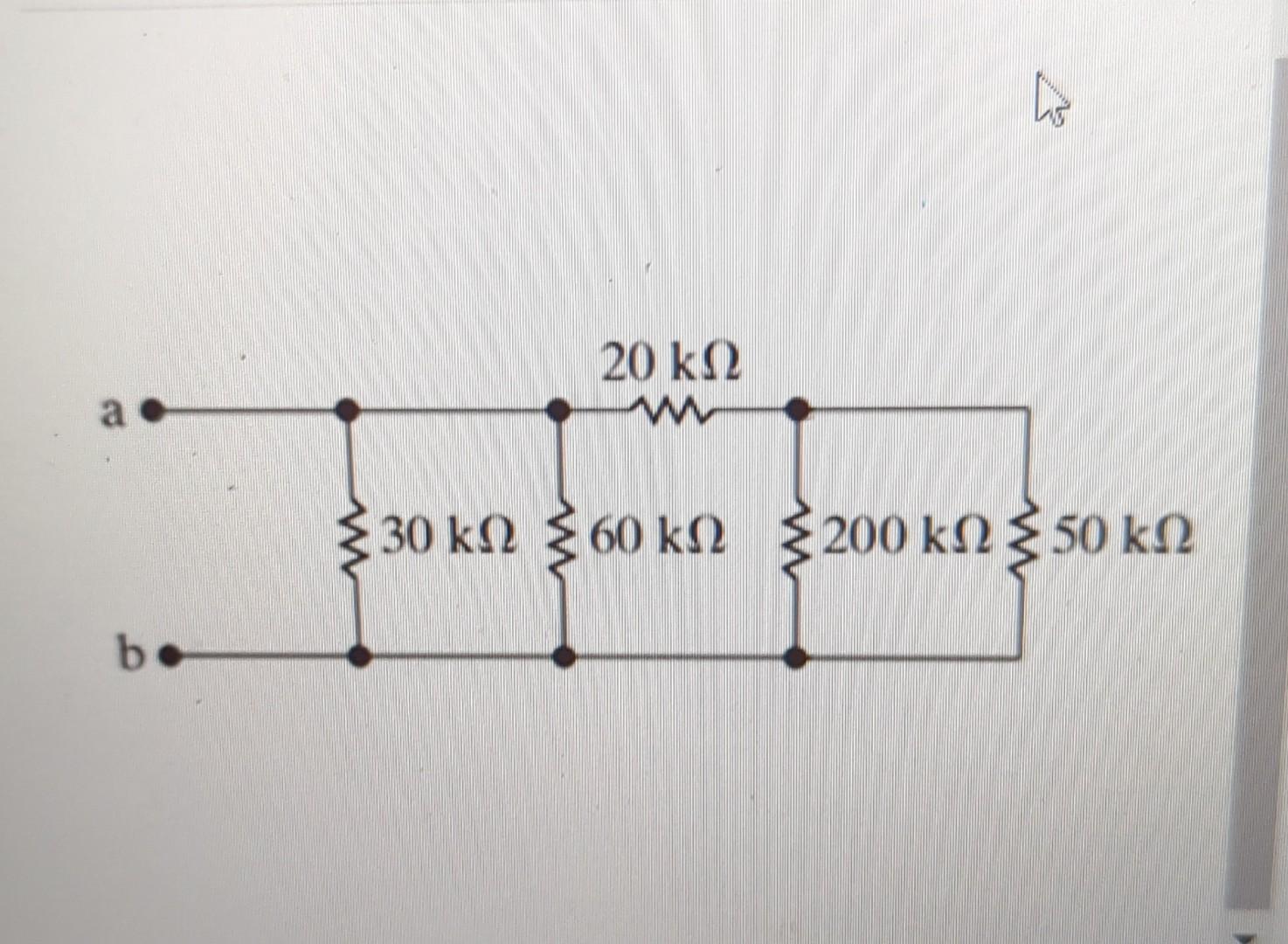 Solved Attach a 60 mA current source between terminals a and | Chegg.com