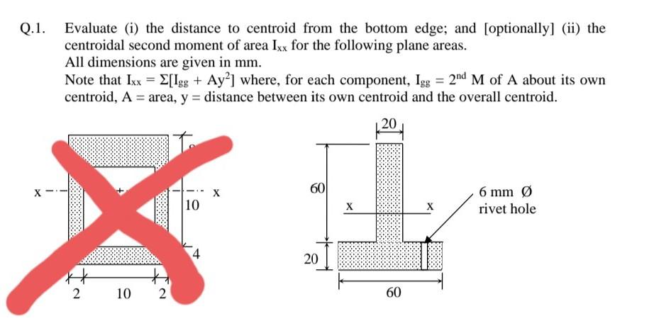 Solved 1. Evaluate (i) the distance to centroid from the | Chegg.com