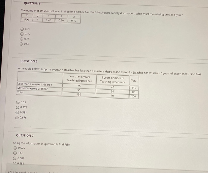 Solved QUESTION 5 The number of strikeouts X in an inning | Chegg.com