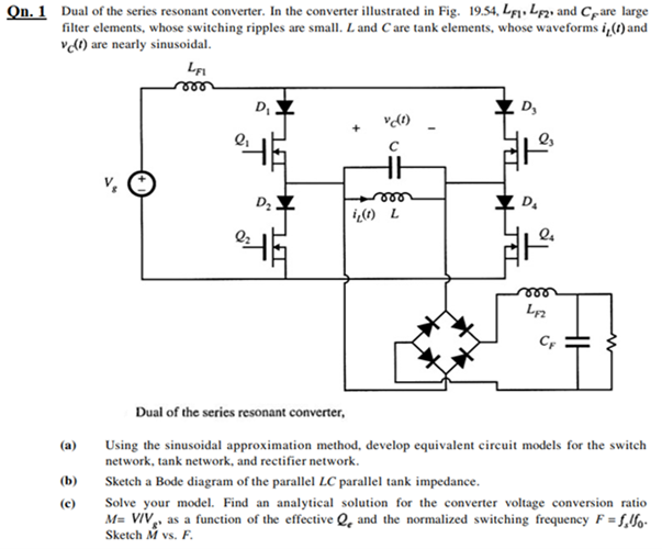 Dual Of ﻿the Series Resonant Converter In ﻿the