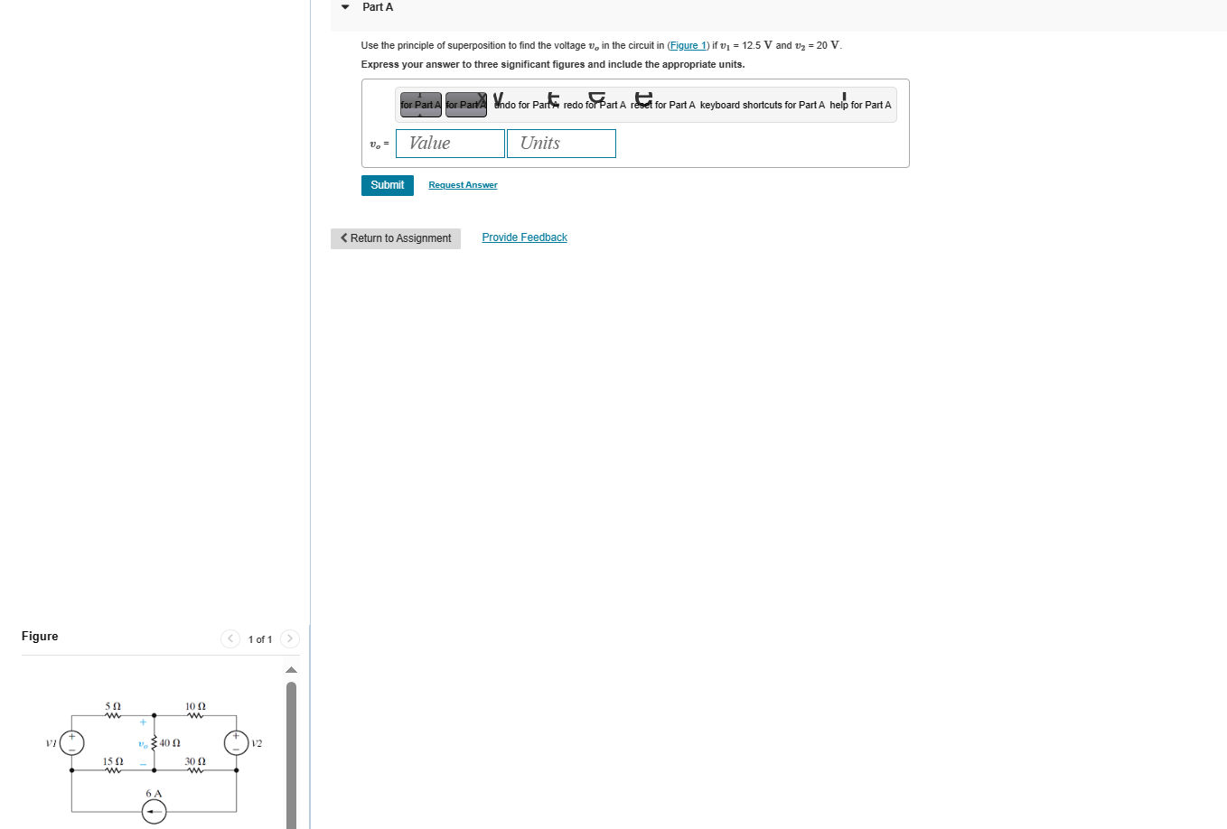 Solved Use the principle of superposition to find the | Chegg.com