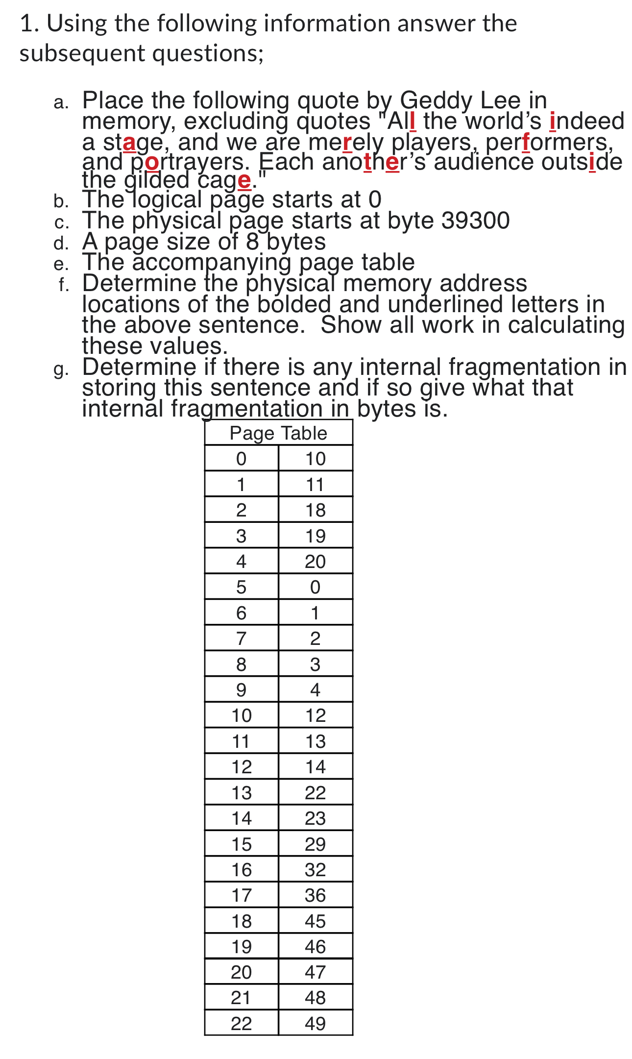 Solved Using the following information answer the subsequent | Chegg.com