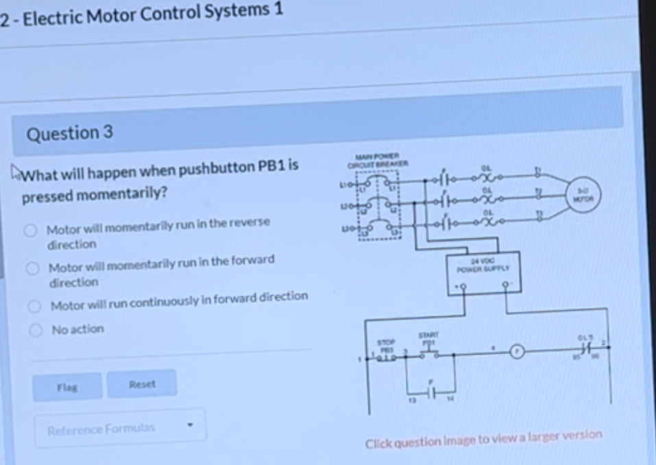 Solved Question 3What will happen when pushbutton PB1 | Chegg.com