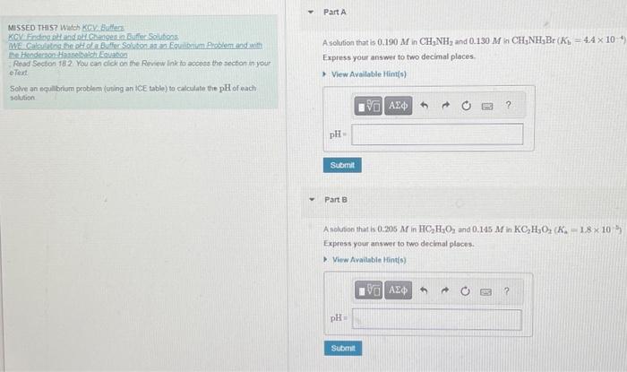 Solved solve an equilibrium problem (using an ICE table) to | Chegg.com