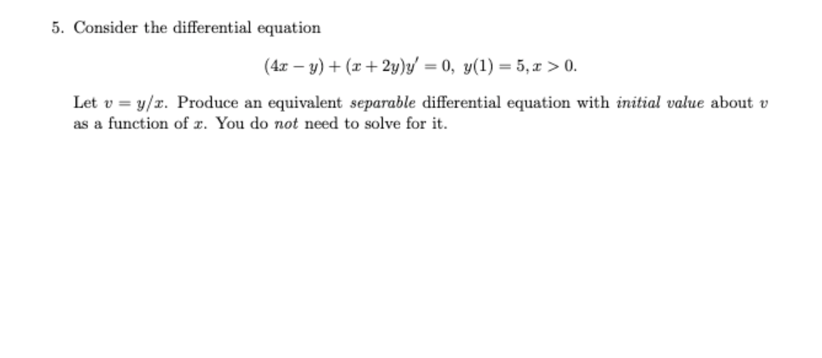 Solved Consider the differential | Chegg.com